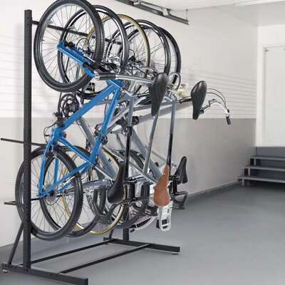 跨境temu自行车停放架多辆公路车山地车加粗牢固挂架展示架可调节