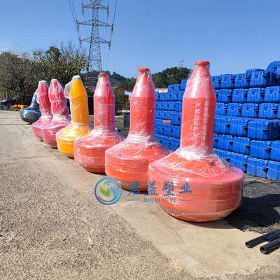 水库核心区界标 水源地保护区水上拦船浮筒 600*1200警示航标