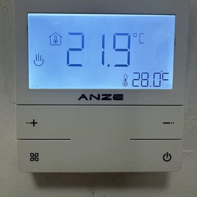 anze安泽双温控地暖温控器发热电缆用电热地暖汗蒸房电地暖开关