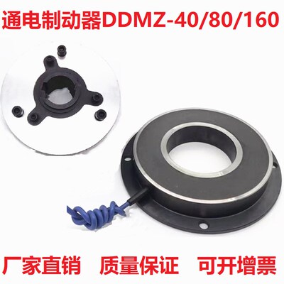 电磁通电制动器DDMZ-40/80/160/200DC24V99V170V刹车抱闸武汉长航