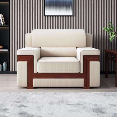 商务办公室接待沙发会客区会议室三人位休闲洽谈沙发茶几组合套装