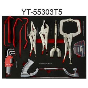 易尔拓汽修保养钣金工具车组套全套通用工具综合套装YT-55263