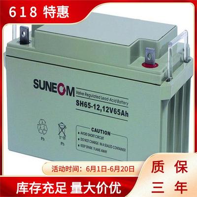 厂家直发SUNEOM新能蓄电池12V6H 12V24AH SH65-12多规格蓄电池