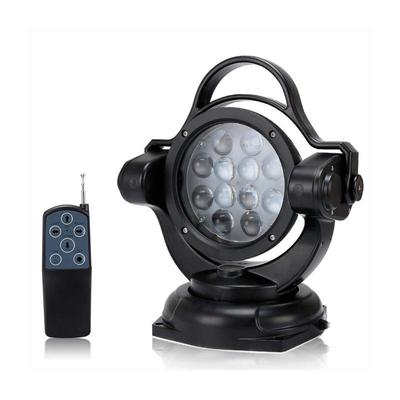 越野 卡车 船5000LM 12V24V 60W可360度旋转聚光遥控探照灯搜索灯