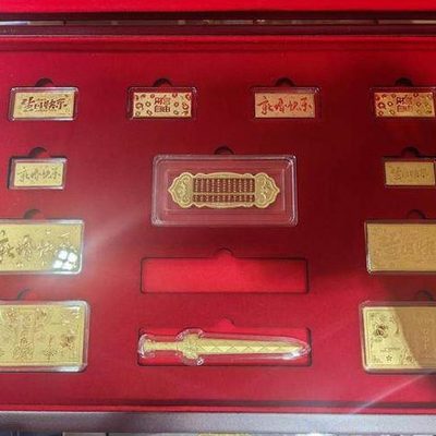 20克金条收纳盒工行金条存放盒收纳保管盒10g盒子50g100g金条盒子