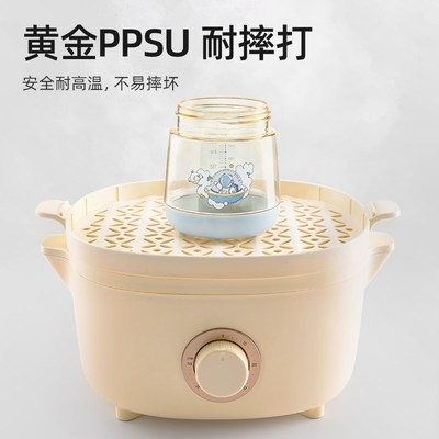 usbettas宝宝学饮杯婴幼儿水杯儿童吸管杯牛奶杯喝水防呛奶瓶防摔