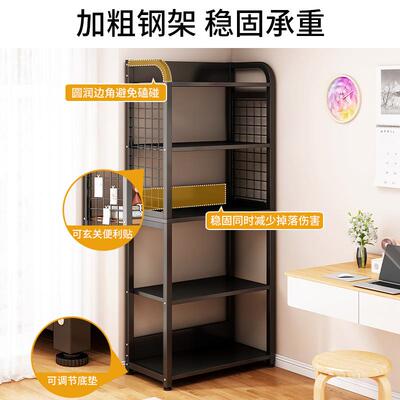 书架置物架落地简易家用多收层储物铁艺ITC艺展示架纳架厅子客铁