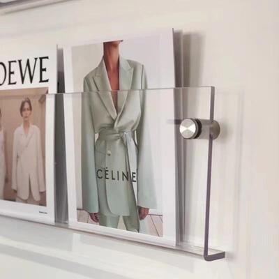 厂家直销亚克挂力杂志IEP架墙挂上绘本架墙展示架壁架式书（订货