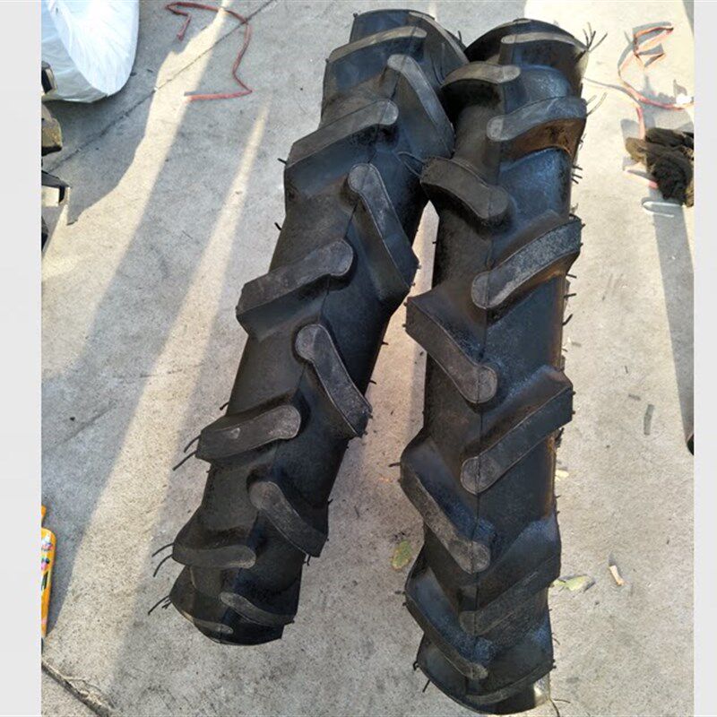手扶拖拉机机轮g胎5.50-17农业农用人字轮胎550-17水田高花
