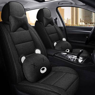 新款轩逸座套光骐达骏逍客新天套籁四季亚麻座椅奇125全包阳汽车