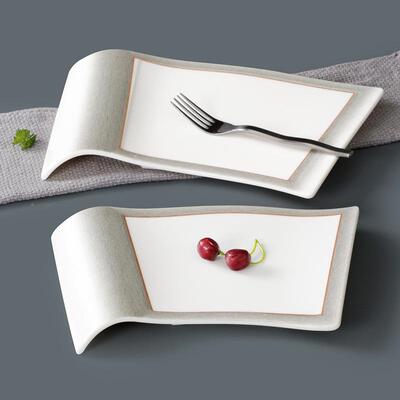 10个台装德密胺LFL盘子日式饭店厅蘸小碟饺子盘创意吃餐菜盘酒店