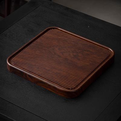 中式竹木正方形竹制茶盘家用新茶具套61230海装茶排水蓄水式茶竹