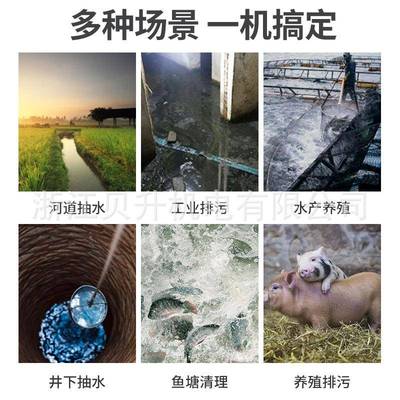 WVD污无品牌/水泵220VQ/Q3W80工用农用家用污水潜水电泵切割泵