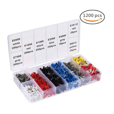 1200PCS 23-10冷压接线端子欧式管型钳 压线钳VE端子