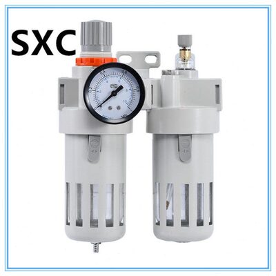 SXC气源处理器BFC3000 二联件过滤减压阀油水分离器带表