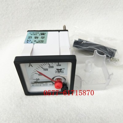 99T2 双针电压电流表200/5 1200A电磁内磁式交流仪表