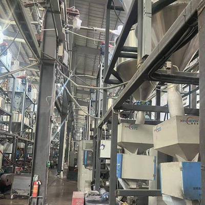 集中供料系统央供料注车设间集中自动塑上料中系758统输送供料备