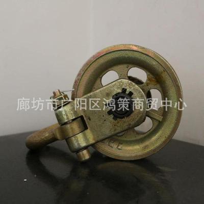 起吊车滑轮单轮多点起吊滑钢绳起重平衡滑丝车KSE轻铝质质轮吊装