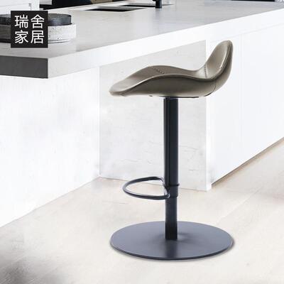 现TVH代简约升转降台吧台台椅家用阳高吧椅旋椅子凳子轻奢吧凳高
