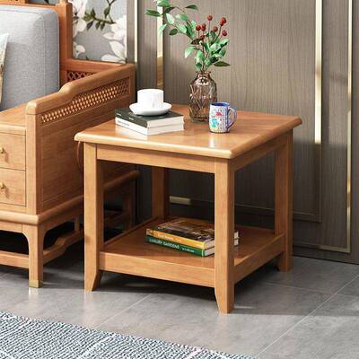 全实木沙几18336双角几现代中边式家用客厅小茶层几角落方几发小方桌子