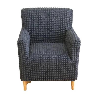 简约风泡泡纱弹力椅单人沙发套全liu泡泡套包椅沙套罩咖啡店发高