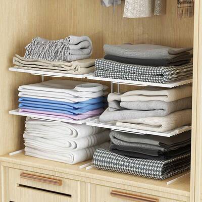 卧室分割衣板柜隔分层纳林架改收造隔层衣服物衣橱柜子内ZUR隔祥