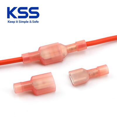 HVI尼龙绝缘公插插母端子接端子接端子中冷压端子转接头