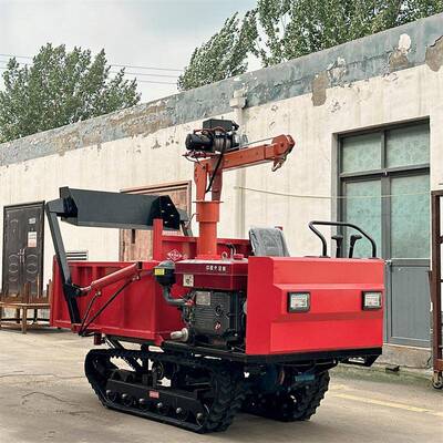 形带运输车小型山地林地果园机运输拖拉全482地工程履农用自卸搬