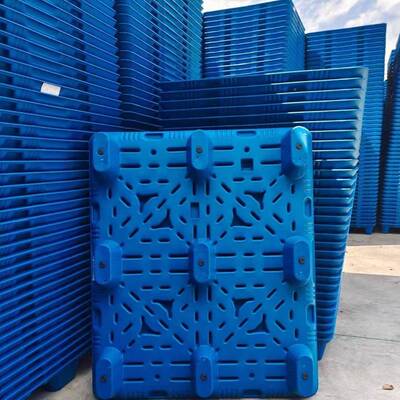 塑货速发现胶吹托盘九脚叉车板塑料地台板卡板垫板SWO栈塑板