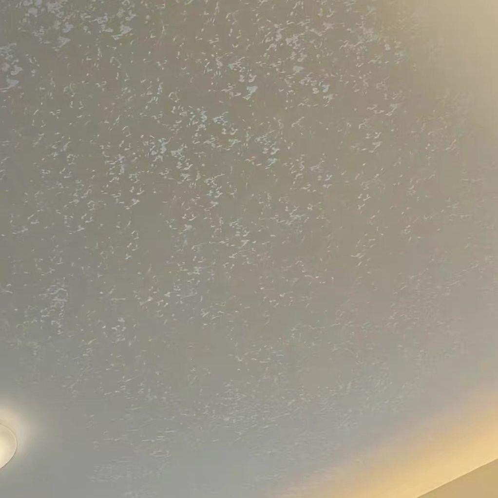 沃土硅藻泥幻银暗花银铂系列墙面天花点质感银箔无规则艺术漆涂料