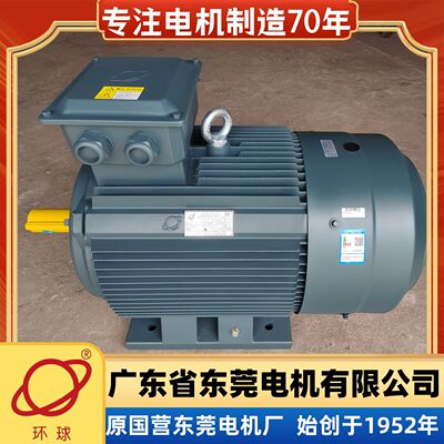 东莞电机东莞环球电机YE3-355L1-6-220KW三相380V电动机国标全铜