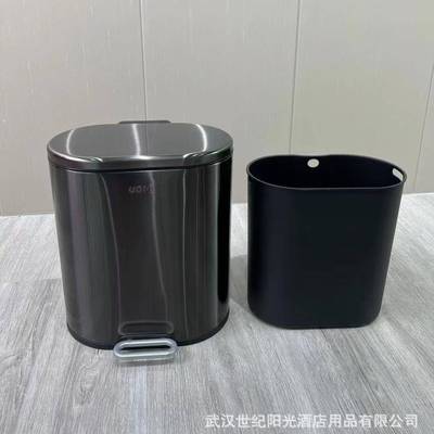 高品质颜值不锈踏钢脚脚踩垃圾桶卫家生厕间所用厨房客UDN-T5厅防