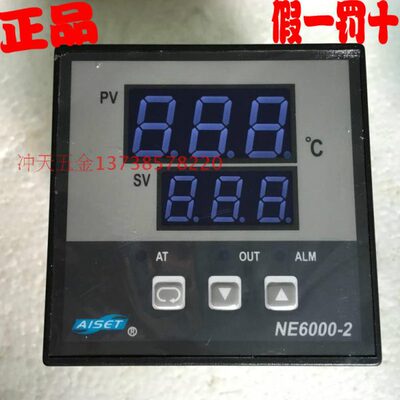 原装AISET上海亚泰 NE6000-2 温控仪/器 NE-6411-2(N) 分度号 E型