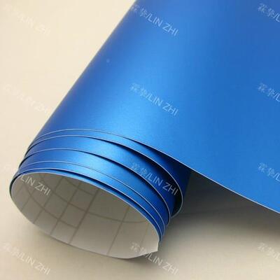 端汽车改车色膜身38621全内装饰改贴膜亚光珠光蓝高车身贴