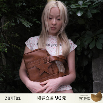 ECODAY原创设计春夏星符包波士顿法棍包腋下手提单肩女包包高级感