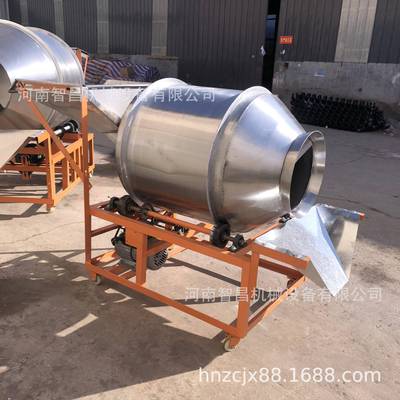 用100公光斤65型滚搅拌机不锈钢麦片拌料筒混合机袋装大米抛搅拌