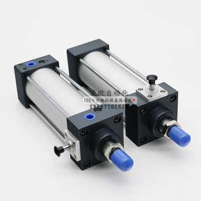 SCLB/SCLF125-25-50-75X100X125*150*175 前后带锁防落自锁气缸