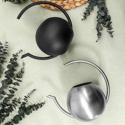 不锈园钢口淋花物壶斜植洒水壶1SDWL大容量创意艺北欧浇花壶厂家