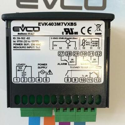 EVCO单输出EVK411P3代替FK400AP老型号12-24V美控EV3401P3温控器