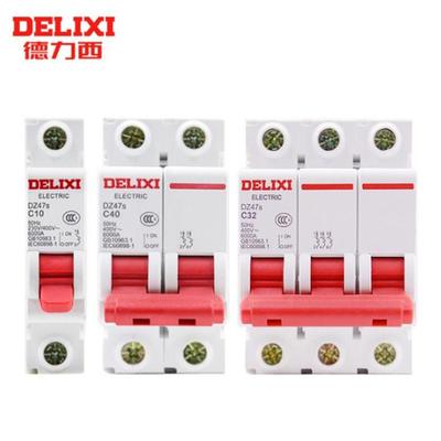小型漏电保护断路器 DZ47sLE 2P C 63A DZ47SLEN2C63