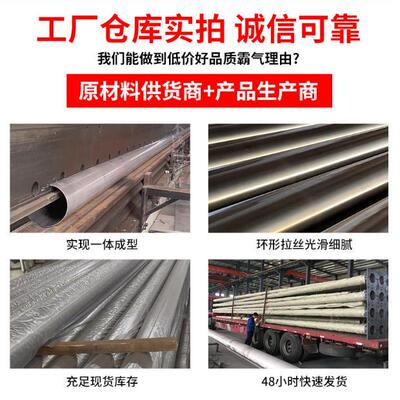 项目部BTN节式旗杆89米米旗旗2杆01/304户外不锈钢旗杆工地手动杆