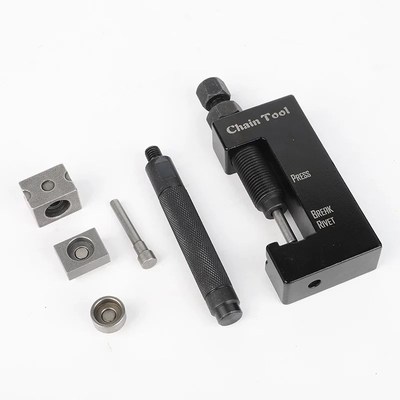 摩托车428/520/525/530油封链条截链器拆链器打孔扩孔安装铆链器