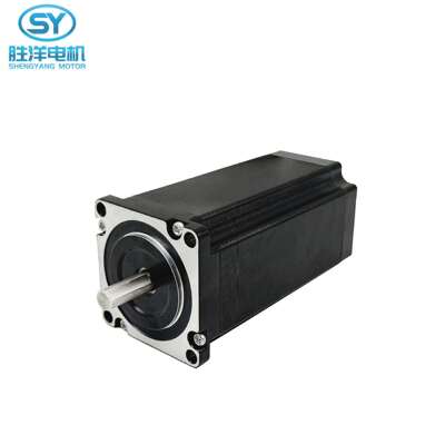 胜洋电机100MM 57工控CNC机床精度Nema 23混合式步进电机