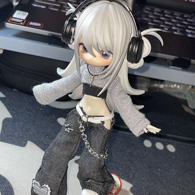 阿巳2娃衣八分bjd娃衣出逃体 谧野.狼套装 机娘 阿己3.0出逃体1分