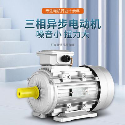 YE3铝壳三相异步电机4kw-4 380V415v 50hz60hzB3设备配套全铜电机