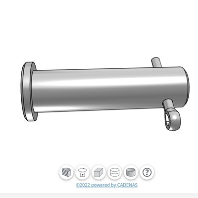 不锈钢铰链销MIB01/06-D3/D4/D5/D6/D8/D10/D12-L10/L15/L20/L25