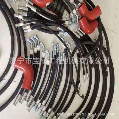 TY220 SD22推土机全车软管07118-01017液压高压油管橡胶软管