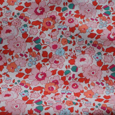 Betsy日本限定80支LIBERTY高支全棉布料面料数码印花女儿童服装