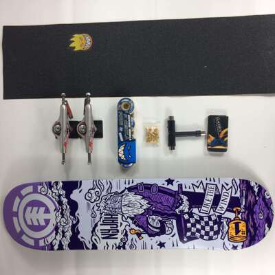 element 8.0/8.125/7.75英寸滑板双翘加拿大枫木元素组装整板一