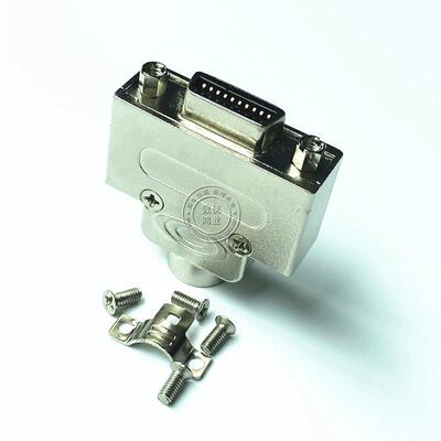 SCSI连接器SM-20母头20芯连接器HPCN20P母头焊线铁壳带前置螺丝柱